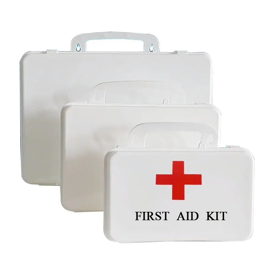 Multi-purpose Plastic First Aid Kit Box White Pp Plastic First Aid Box ...