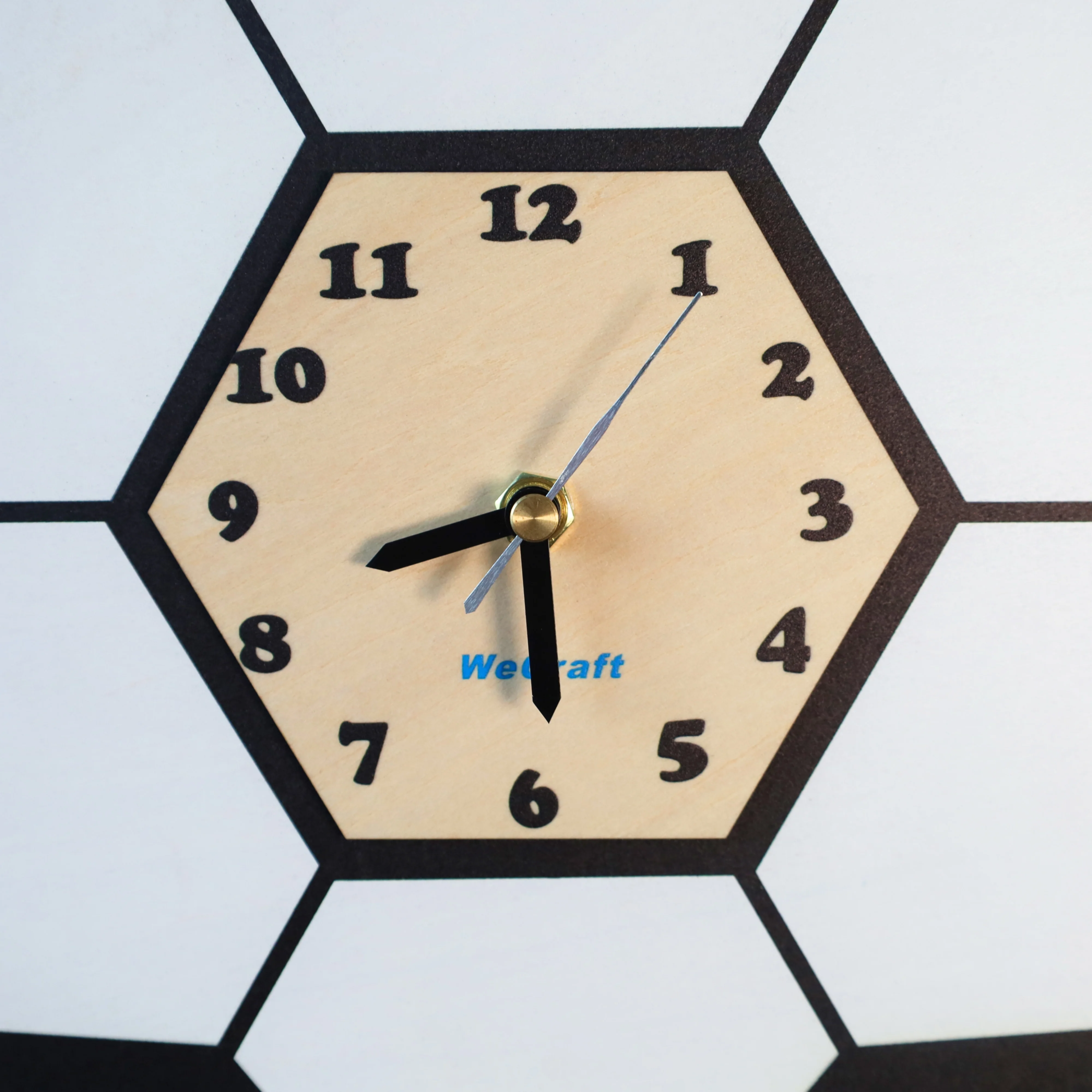 New Design Creative Football Wooden Pendulum Clock Wall Decor Super ...