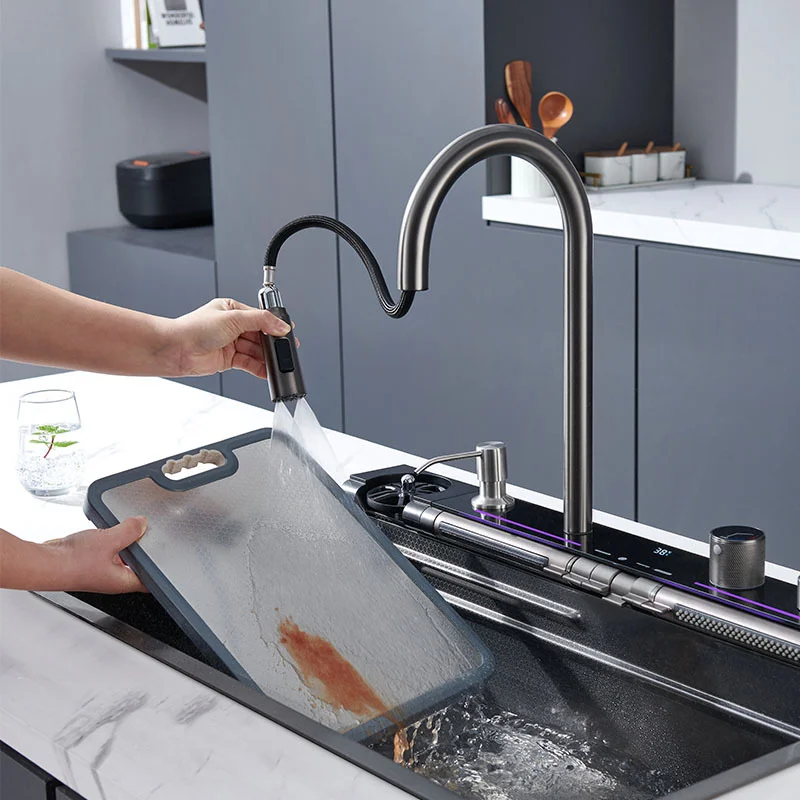 201/304 Stainless Steel Single Bowl Anti-rust Anti-scratch Handmade ...