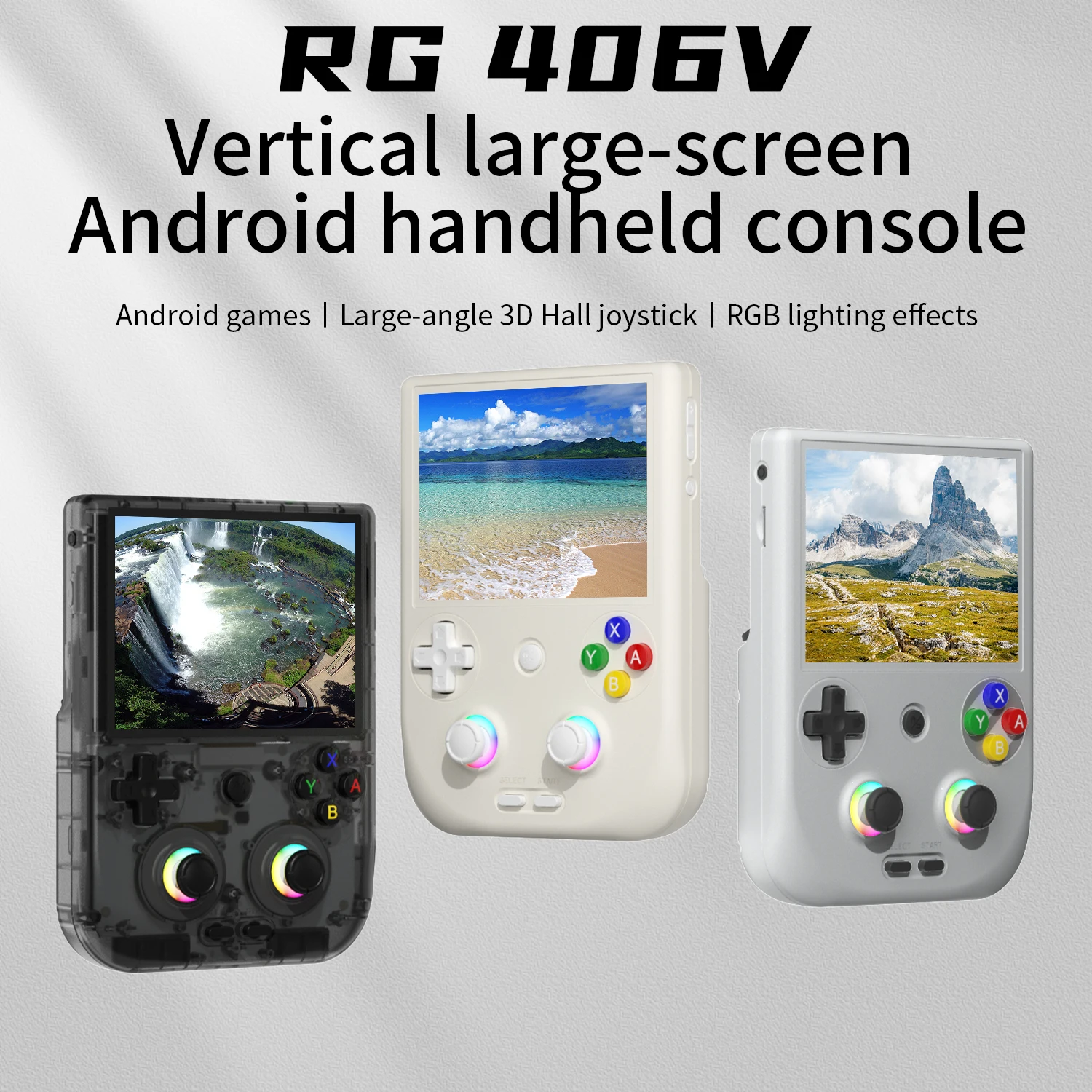 RG406V 4'' IPS Touch Screen Android 13 System TV Video Game Console RGB ...