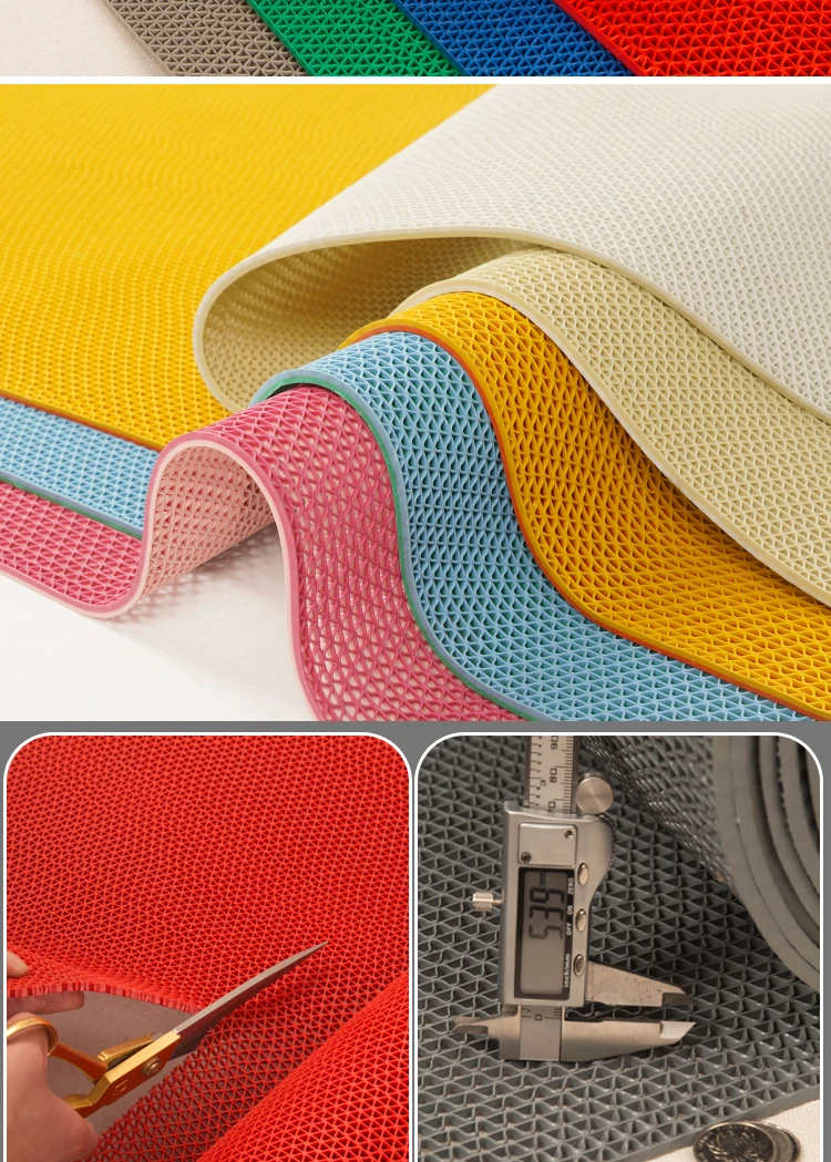 Anti Slip Mat PVC Plastic Carpet Kitchen Toilet Anti Slip Mat Bathroom ...