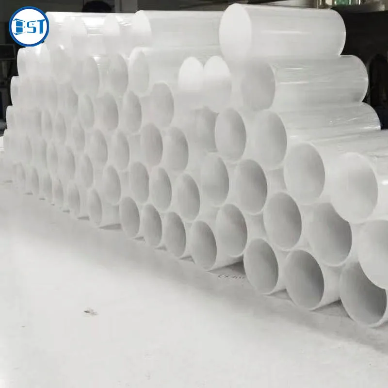 Rigid Clear Acrylic Pipe Tubes - Customized Sizes