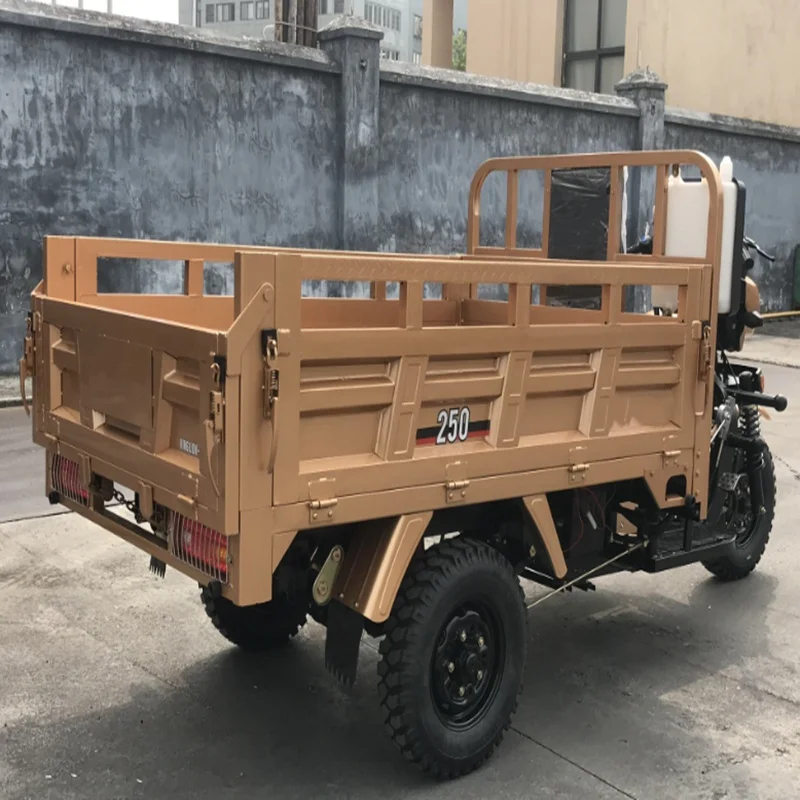 200cc Truck Quadricycle 2m Cargo Motor Tricycle Manual Clutch Water ...