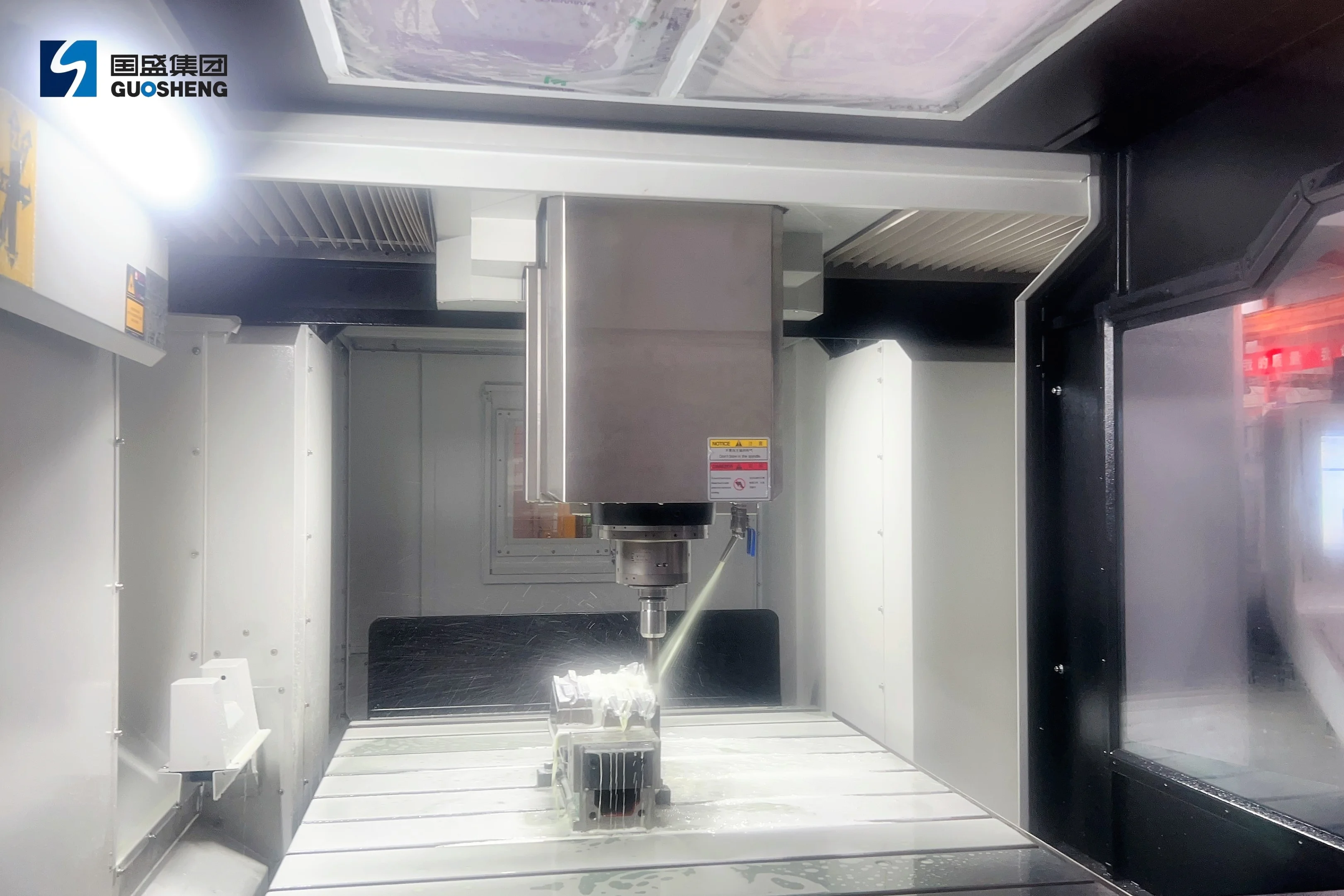 Gmf1612 High Speed 3 Axis Aluminium Cnc Gantry Double Collumn Milling ...