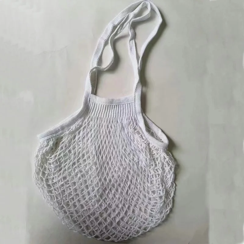 Custom Sense Grocery Net Shopping Bag Reusable Cotton Mesh Bag Eco ...