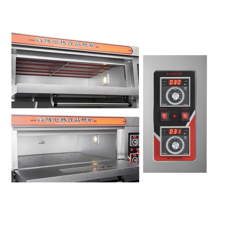 New Commercial 3 Deck Oven 12-tray Gas And Electric Powered Baking Oven ...