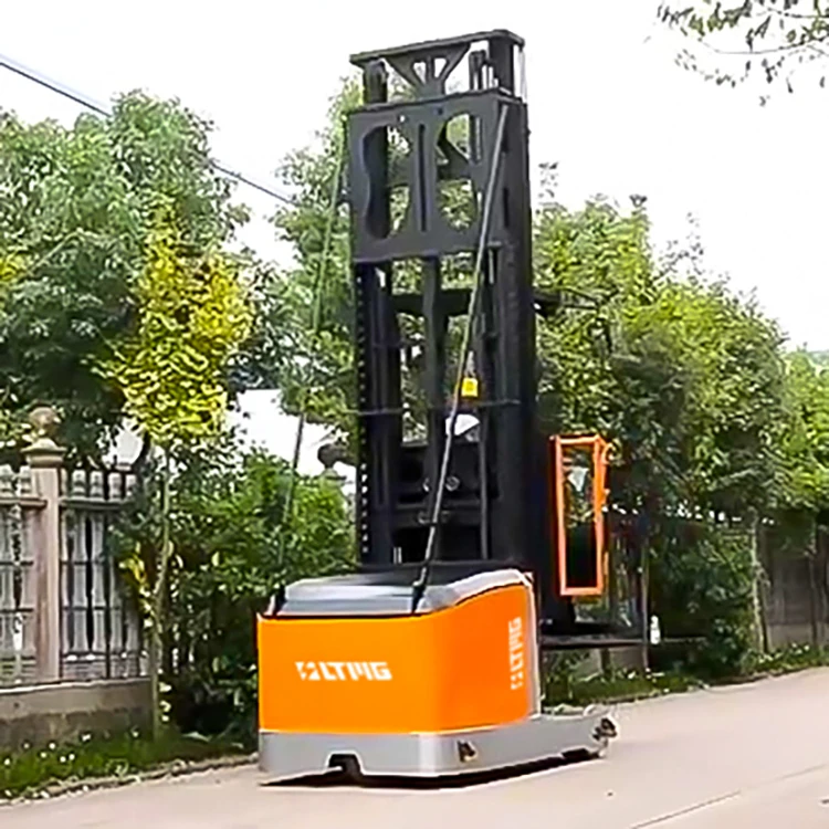 LTMG Narrow Aisle VAN Forklift Pallet Stacker Man up 3 Way Electric ...