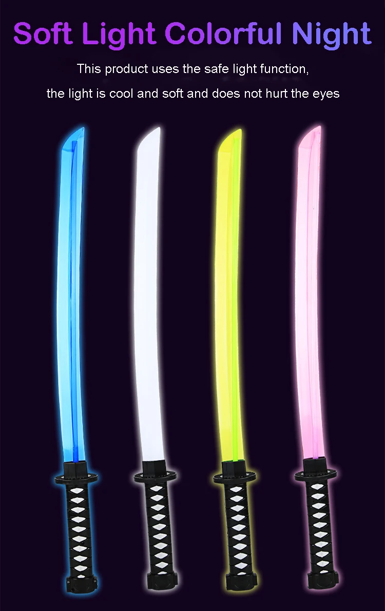 Lightsaber Samurai Sword - Multi Color Flash Toy Wholesale