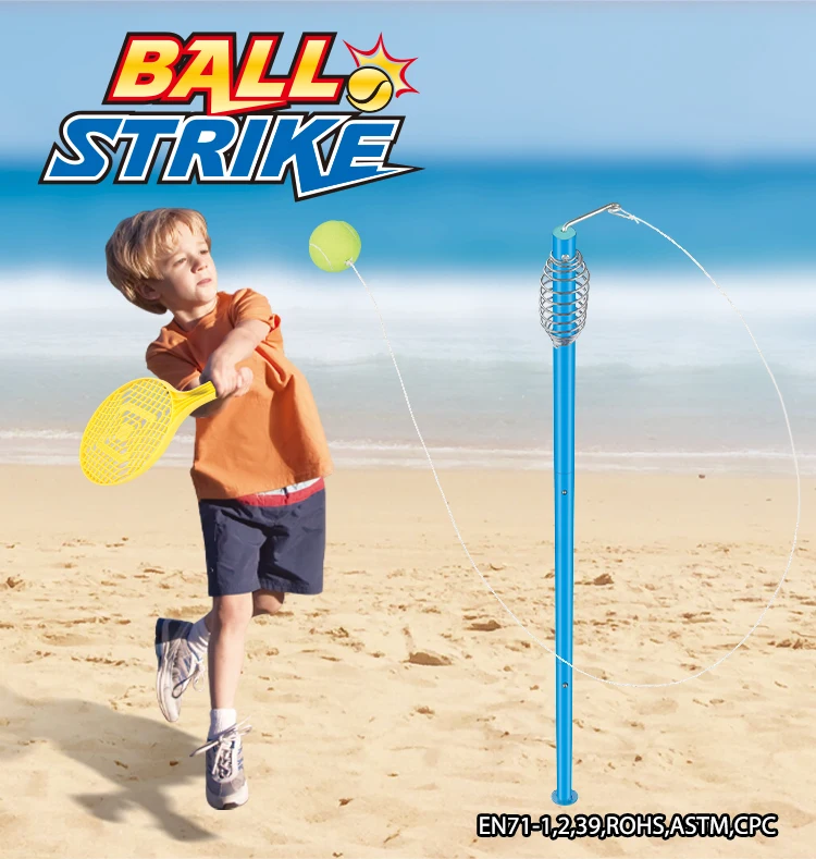 Tennis Training Toy Swing Tennis Ball Set With 2 Rackets Children Game ...