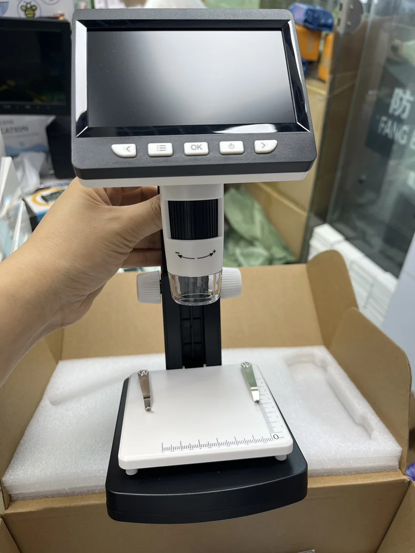 1000X Digital Microscope 4.3 Inch IPS Screen Industry Microscope with ...