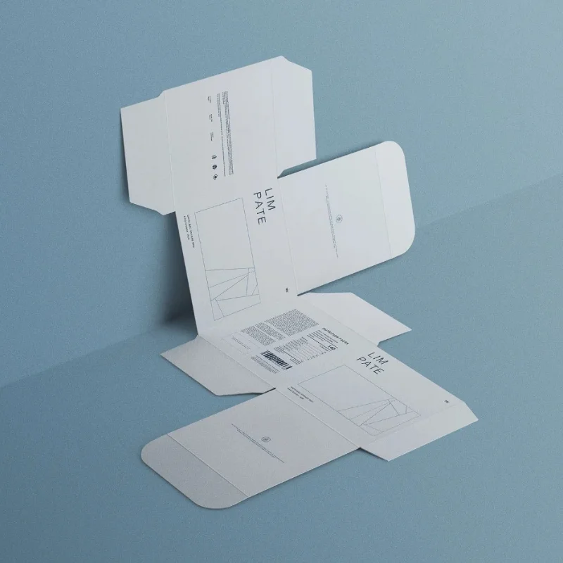 Custom OEM Handmade Paper Card Small Cosmetic Paper Packaging Box for ...