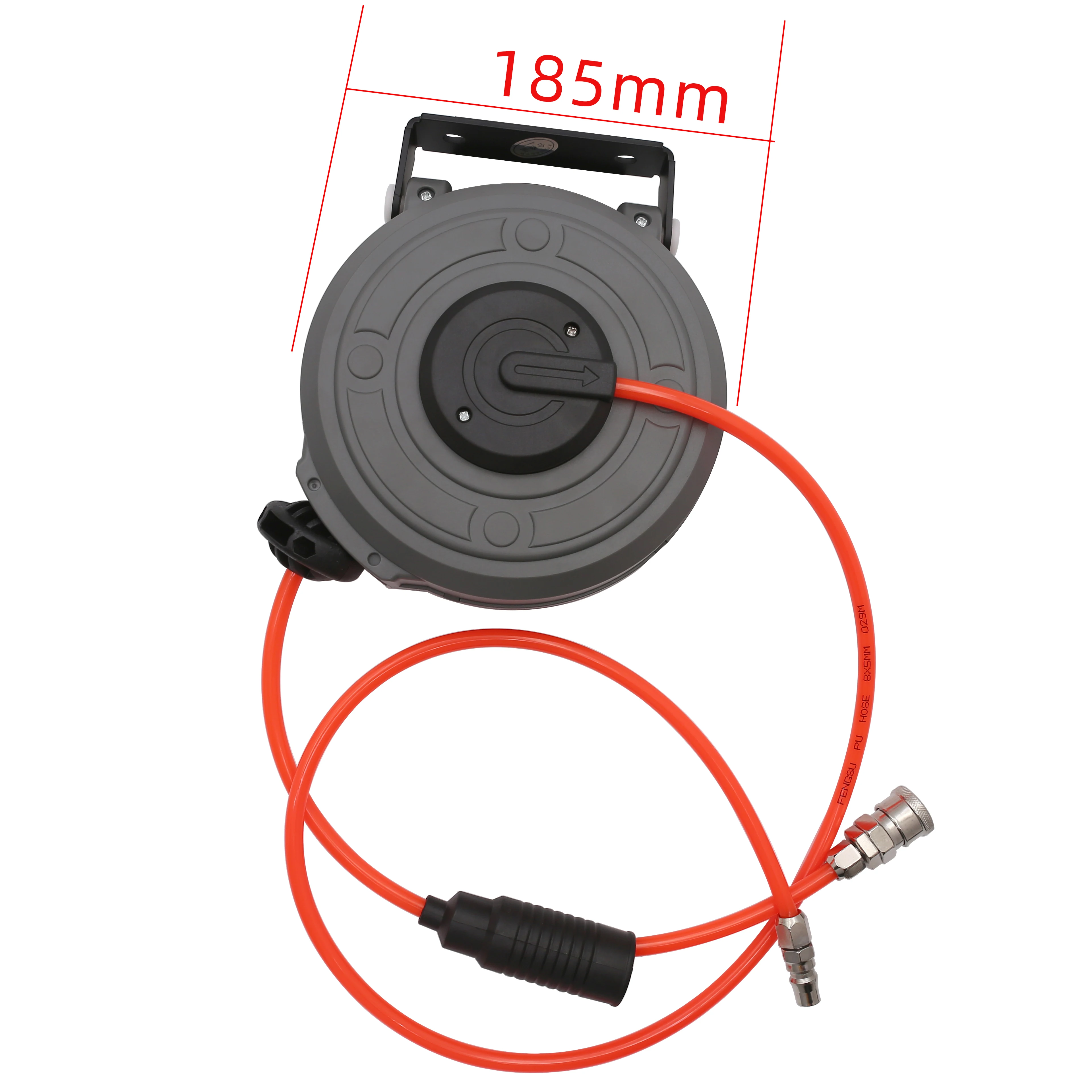 Garden Retractable Wall Mount Hydraulic Airline Water Hose Reel ...