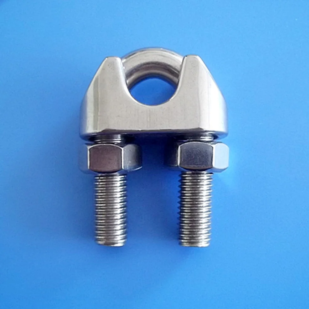 M3 To M60 Wire Rope Clamp High Polished Wire Rope Clip With Groove ...