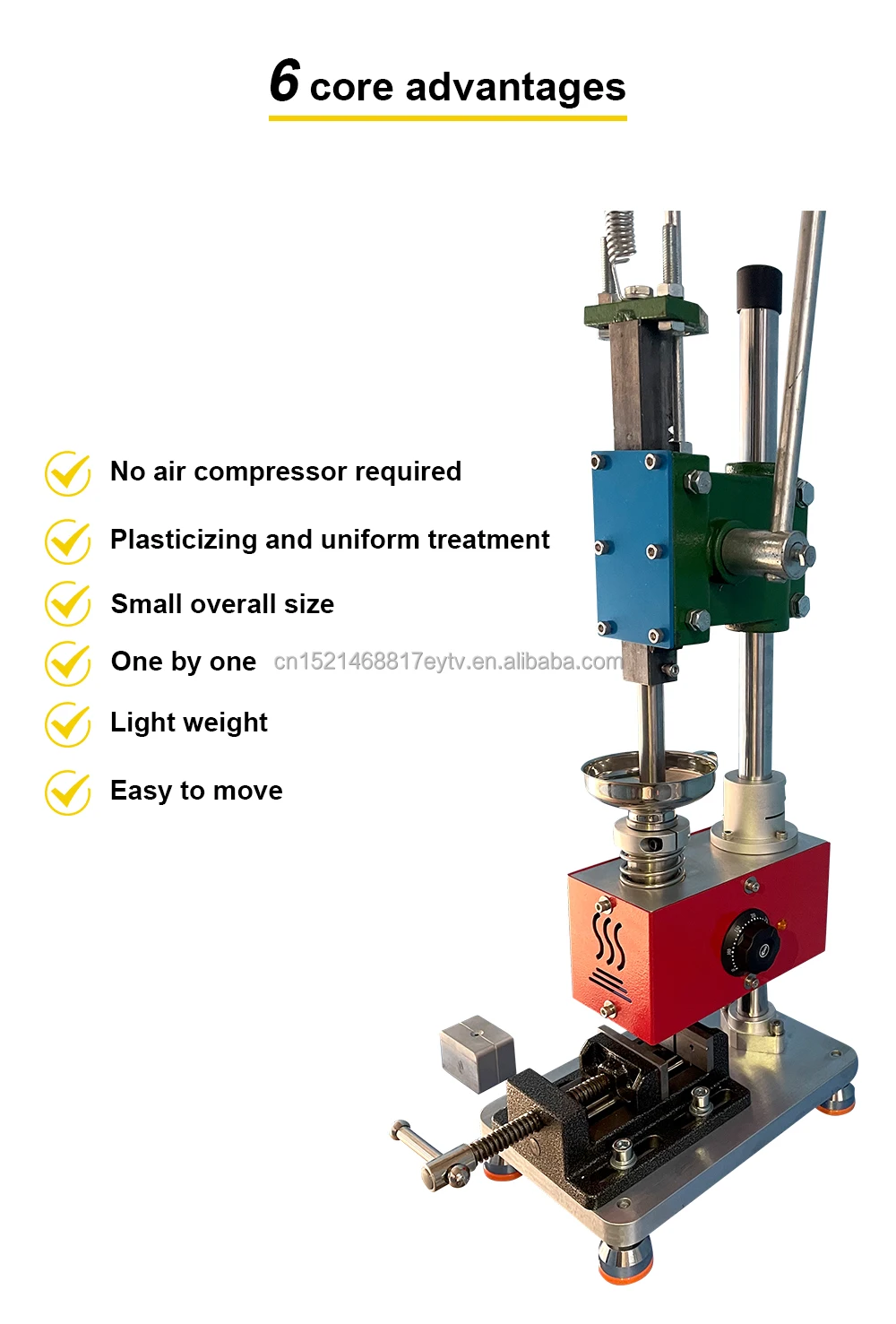 Mini 20G Manual Injection Molding Machine - Desktop Vertical