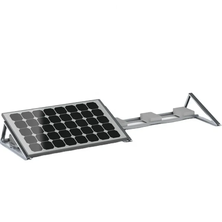 Flat Roof Solar Mounting PV Panel Aluminum Rails Flat Roof Frame Ground ...