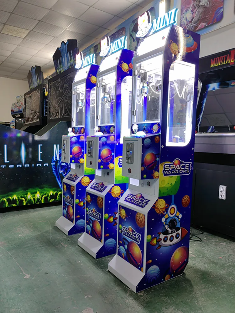 Luxury Kids Coin Operated Claw Crane Mini Toy Megamini Claw Crane Toy ...