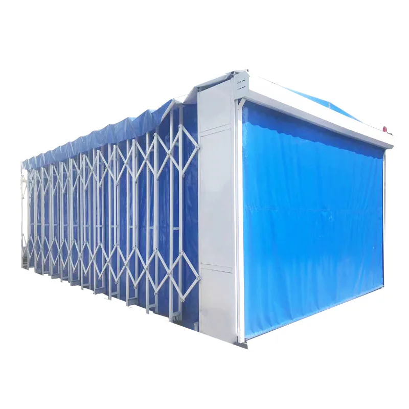 Retractable removable pvc spray booth cabin portable spray booth car ...