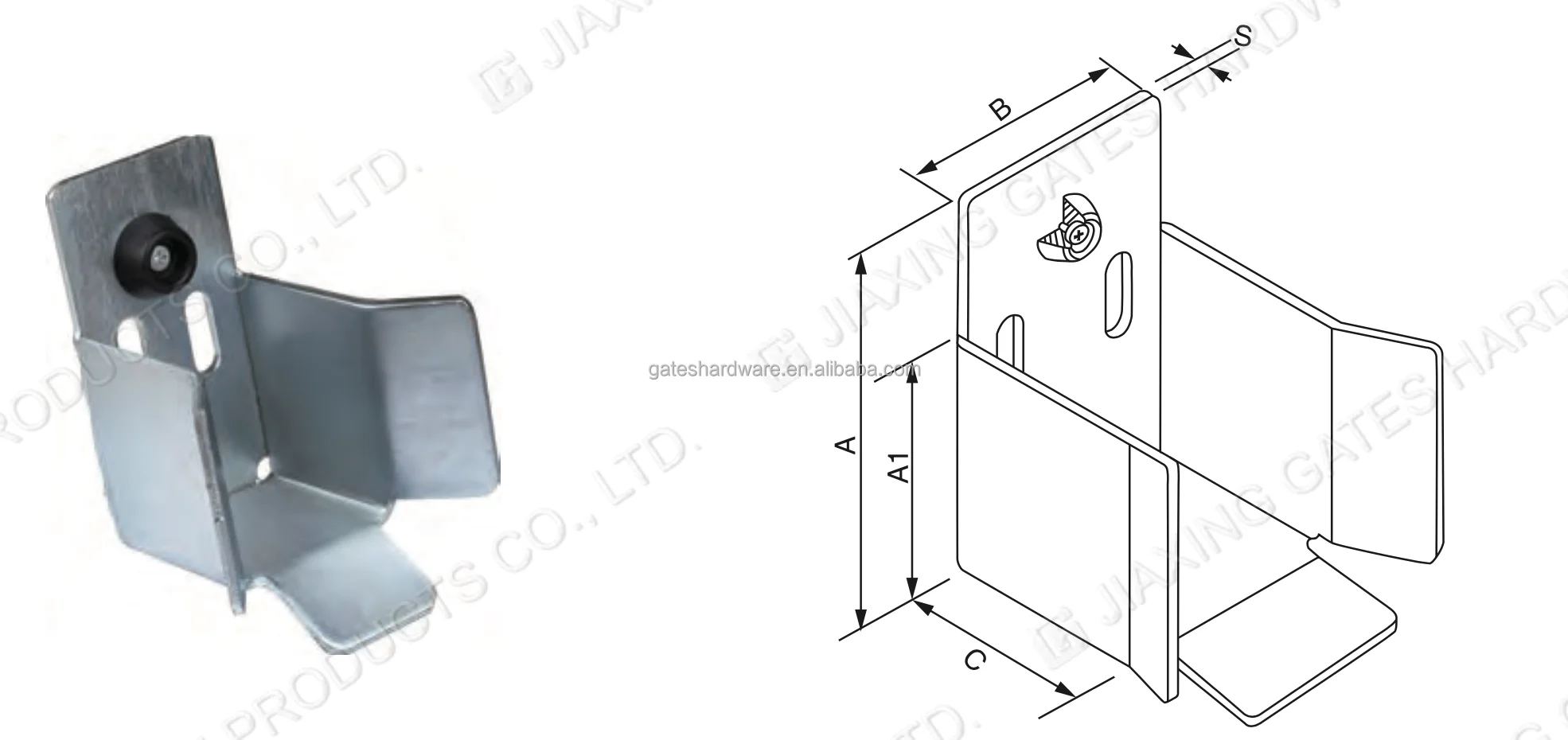 Sliding Gate Metal Bumper Gate End Catcher Gate Stop - Buy Gate Bumper ...