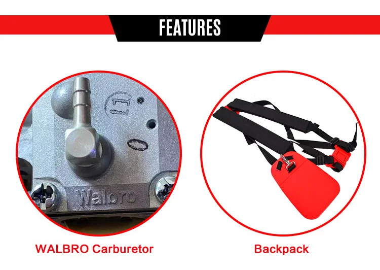 HSQ541 Brush Cutter With One 2T Blade Japan Walbro Carburetor| Alibaba.com