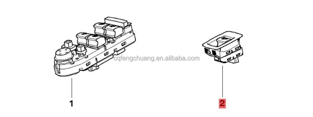 Car Electric Power Window Side Glass Control Switch Window Lifter ...