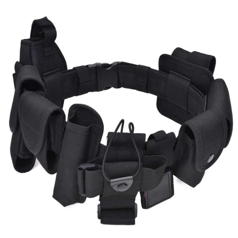 10pcs Set Modular Security Duty Waist Belt - Outdoor Tactical Gear