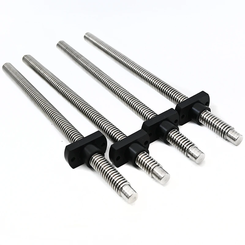 Stainless Steel 10mm Diameter 1000mm Long Trapezoidal Lead Screw Tr10 ...