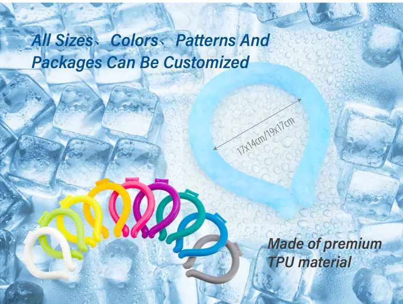CSI Custom Ice Sports Neck Cooler Wearable TPU/PCM Outdoor Indoor Ice ...