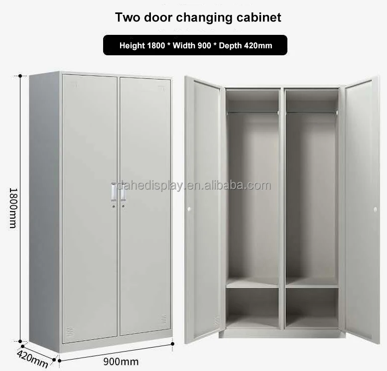 Customized Modern Steel Wardrobe Steel Bedroom Clothes Storage Cupboard ...