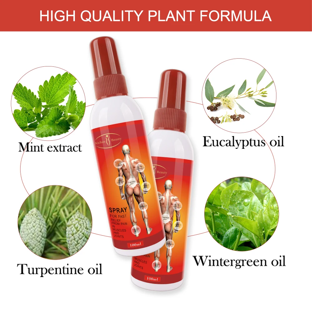 Aichun Beauty Pain Relief Spray - Fast Relief for Muscles
