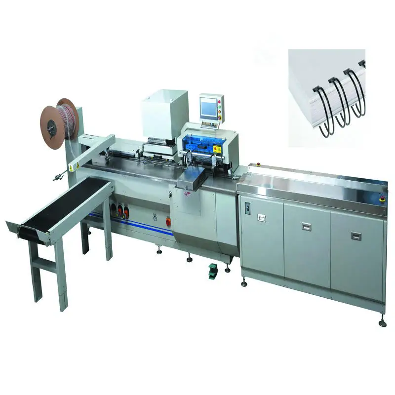 Double Loop Wire Binding Machine Twin Ring Calendar Electric Punching Binding Machine - Buy Wire ...