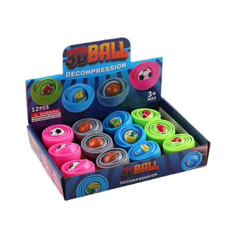 Novelty Sensory Spinner Cube Stress Relief 3d Infinite Flip ...