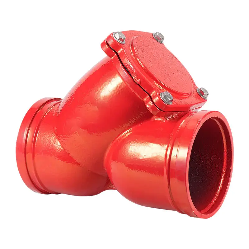 Dn40 Dn50 Dn200 Cast Iron Ductile Iron Waste Valves Groove Y Strainer| Alibaba.com