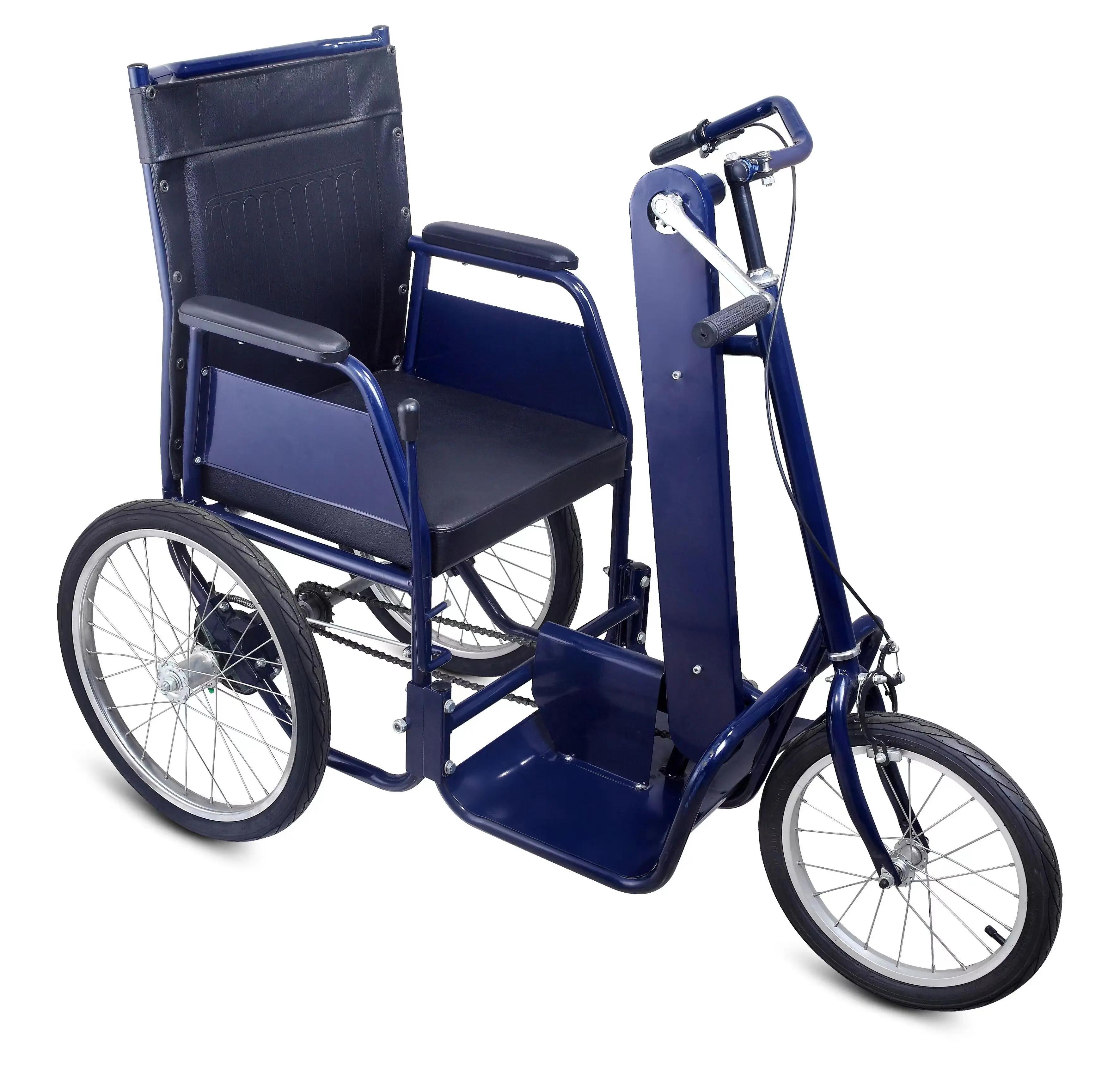 Hand Steer Manual Wheelchair Handcycle 3 Wheels Handcycle For ...