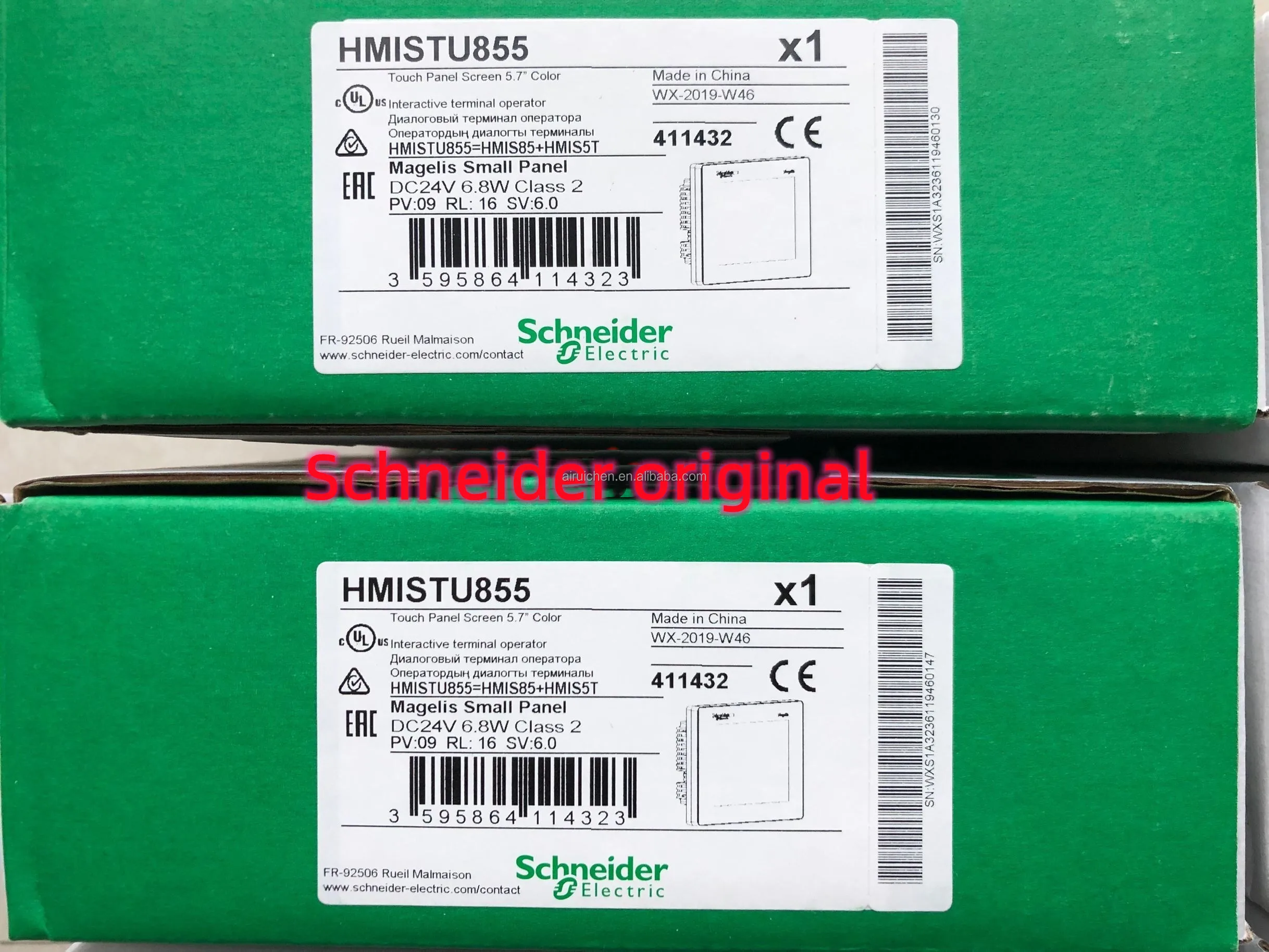 Schneider HMISTU855 Touch Panel Screen - 5.7inch Color HMI