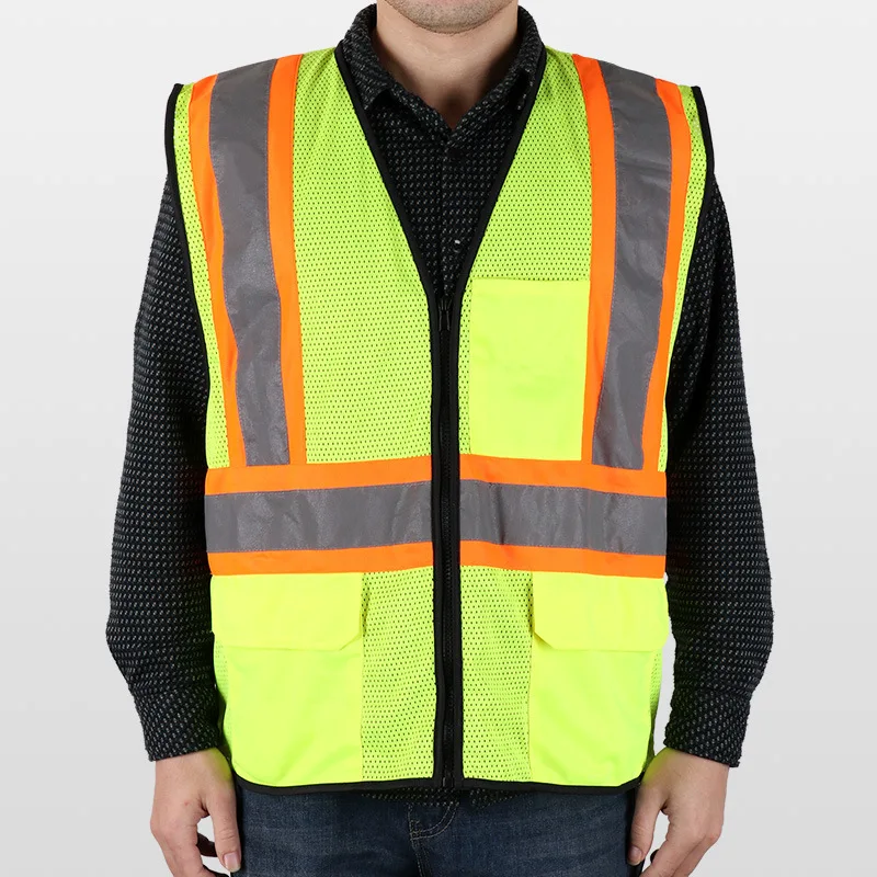 Hi Vis Safety Vest - Reflective, Waterproof & Customizable