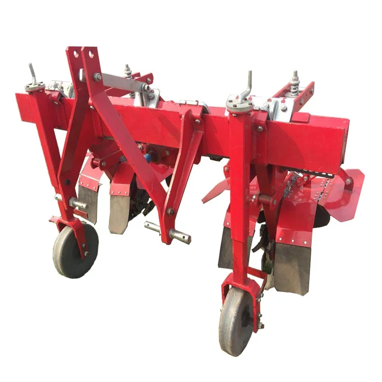 Agricultural Tractor With Double Potato Cultivator Rotary Cultivation ...