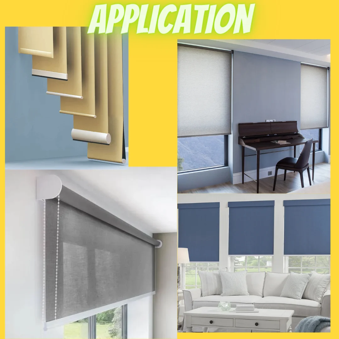 Plastic Bottom Hem-Bar for Roller Roman and Panel Blinds