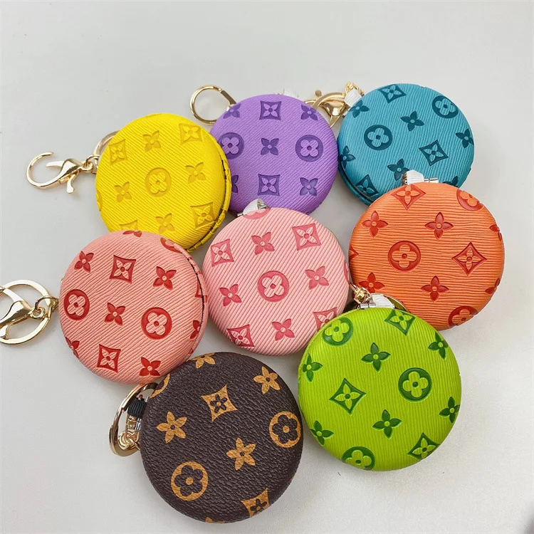 Hot Selling Kids Compact Hand Mirror Key Chain Leather Bag Pendant Mini ...
