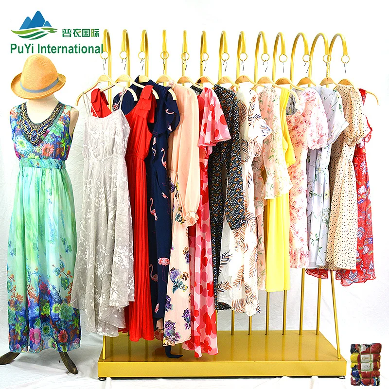Shop Australia Used Clothing Supplier - Fashionable Silk Dress Bales