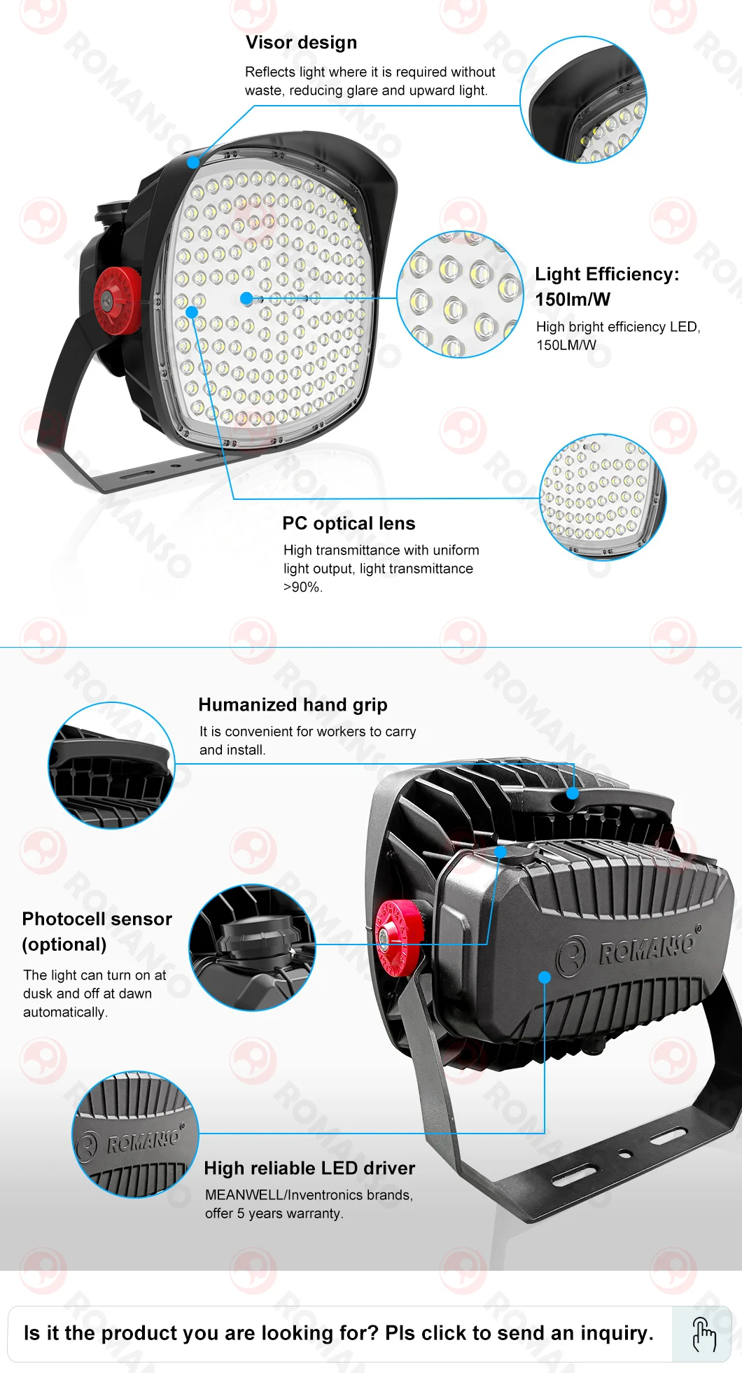 Tower Light Retrofit Mobile Trailer Mounted LED Light Tower - Efficient ...