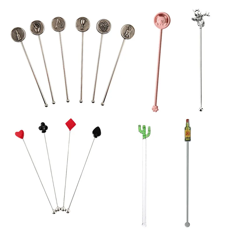 Custom Stainless Steel Drink Sticks - Sustainable & Stylish