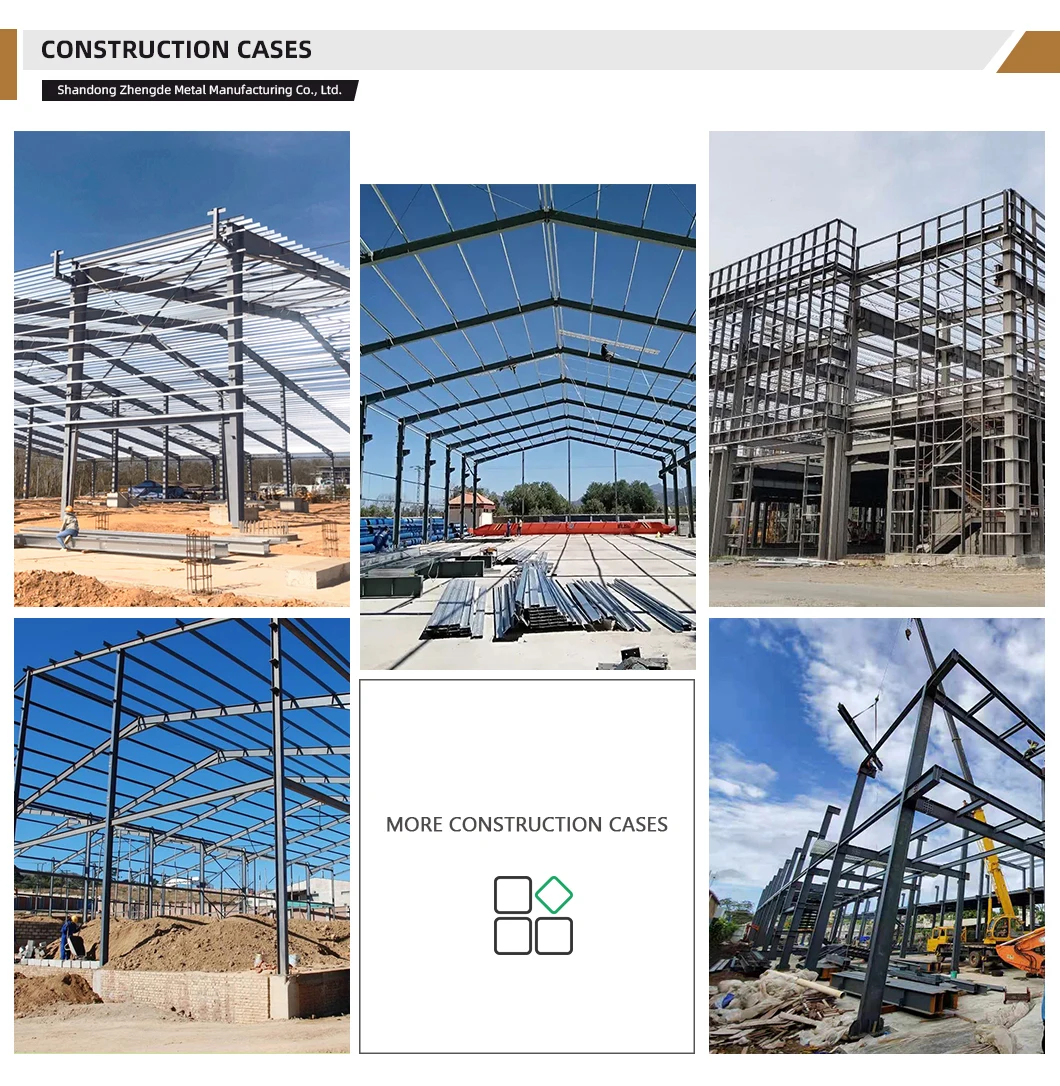 Prefabricated Construction Steel Structure For Steel Industrial ...