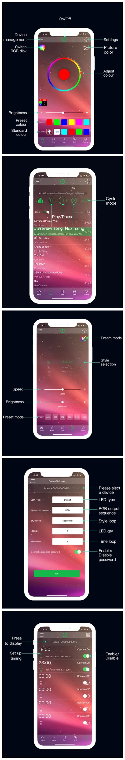 New Design 5 In 1 Portable G-shaped 15w Wireless Charger With Alarm ...