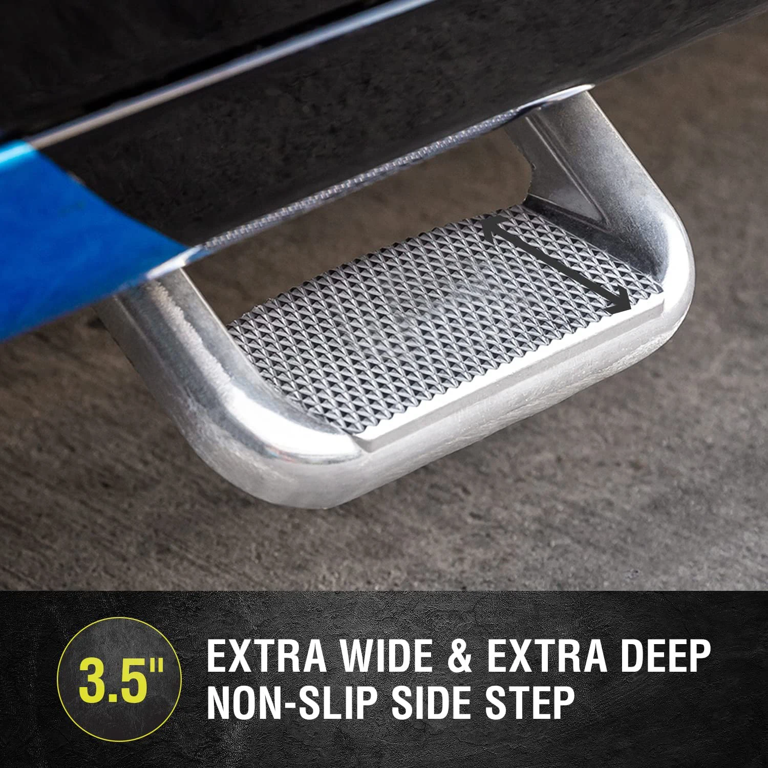 Aluminum Truck Coated Side Step Entering And Exiting Truck Suv Safer ...