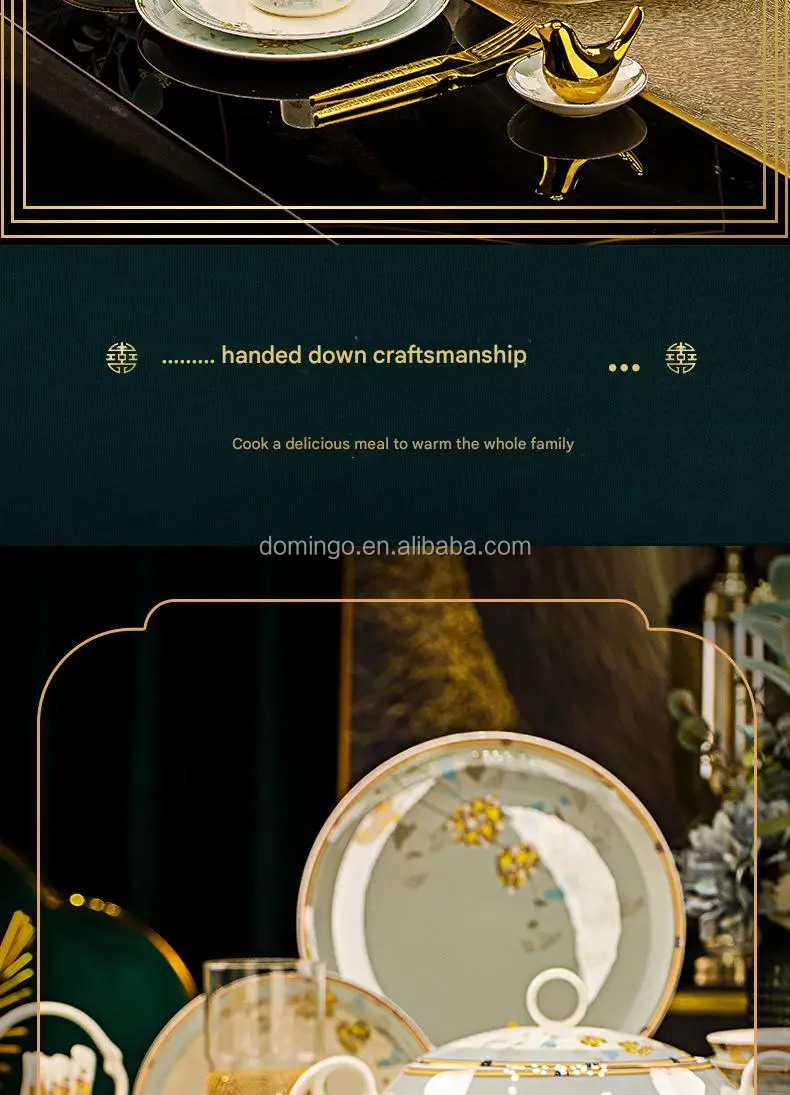 Elegant Bone China Dinnerware - Perfect for Hotels & Events