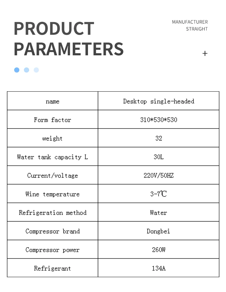 Top Counter Draft Beer Cooler with 2 Taps - Xinfada