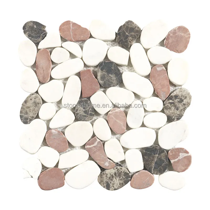 Pebble Mosaic Tile Natural Stone Marble Wall Floor Tiles Out Door Tile ...