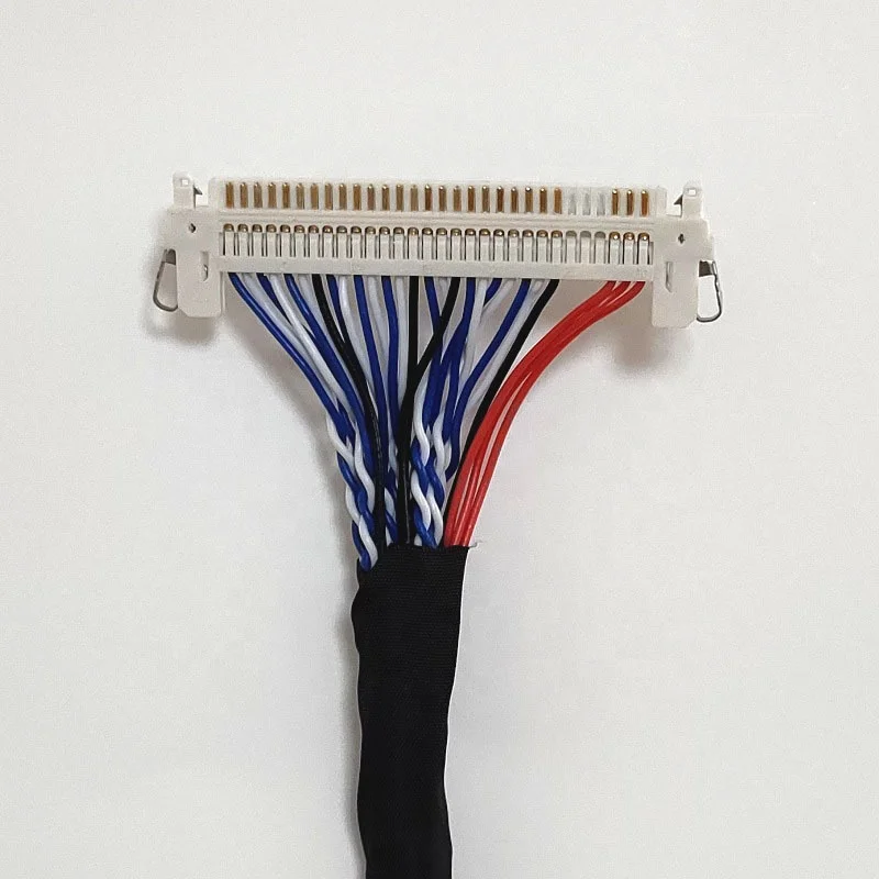 LVDS Shielded Wire LCD Display Cable Assembly - 1.25mm/2.0mm Pitch