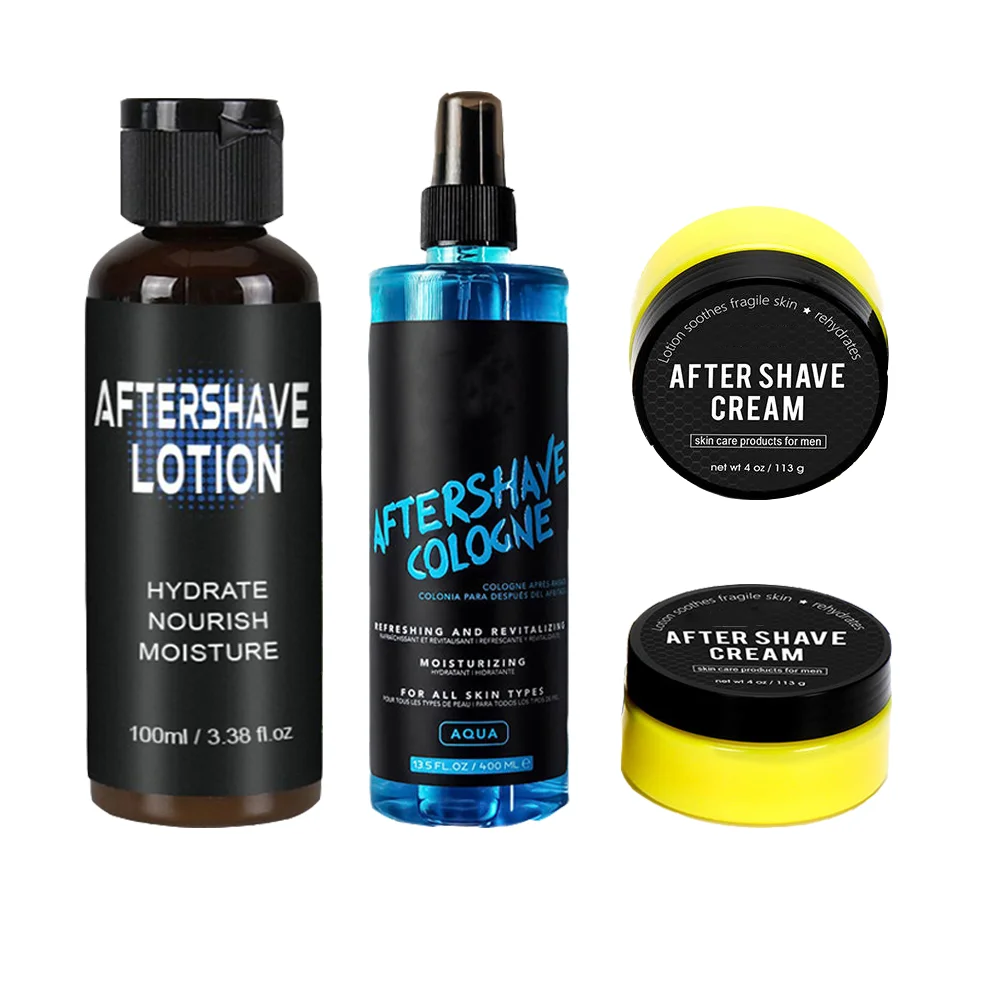 Natural Moisturizing Soothing Barber Aftershave Spray Lotion Cream ...