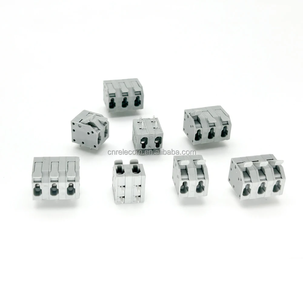 5.0mm Connector Spring PCB Wiring Terminal - DG2204R